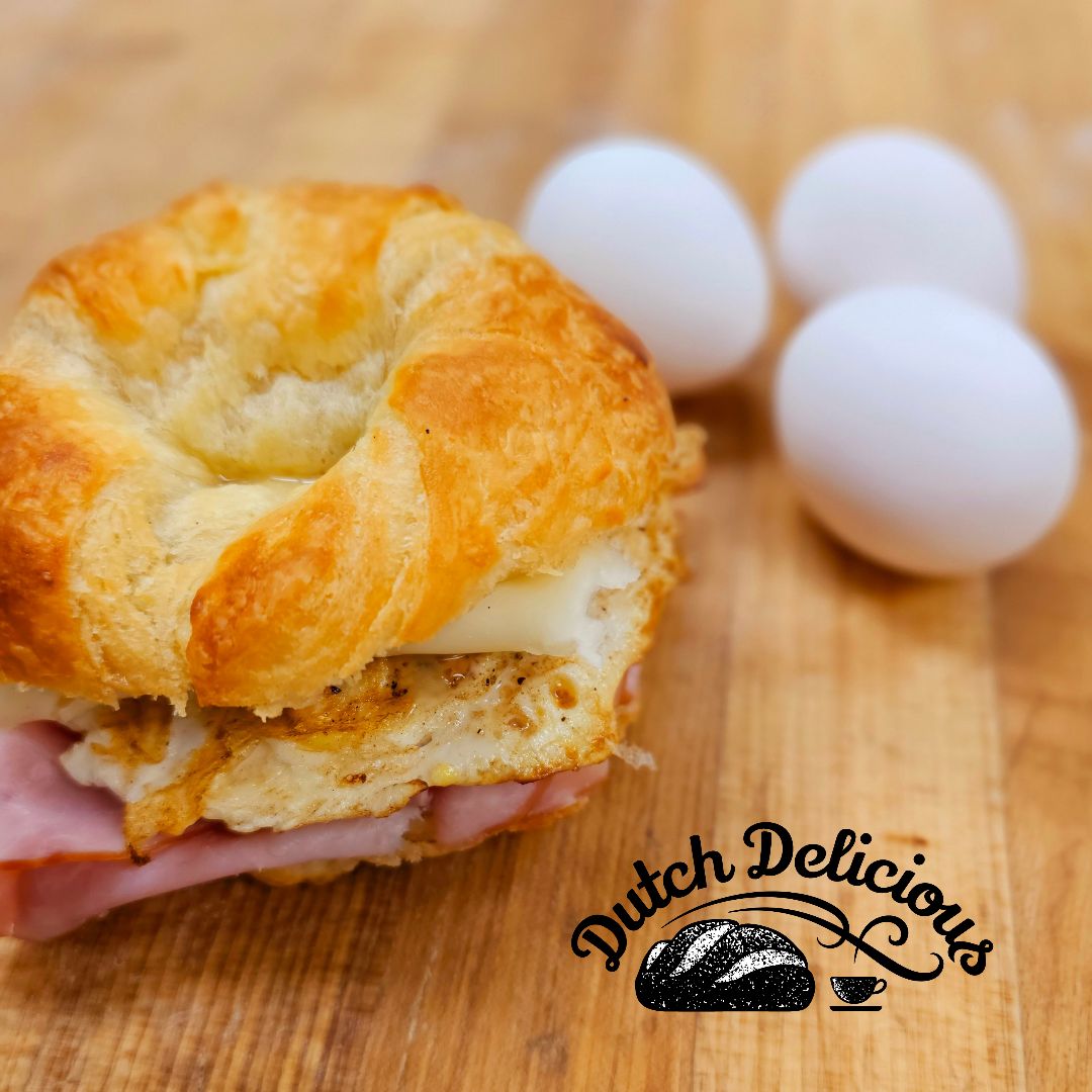 Breakfast Sandwich Ham and honey Dijon | Dutch Delicious Bakery