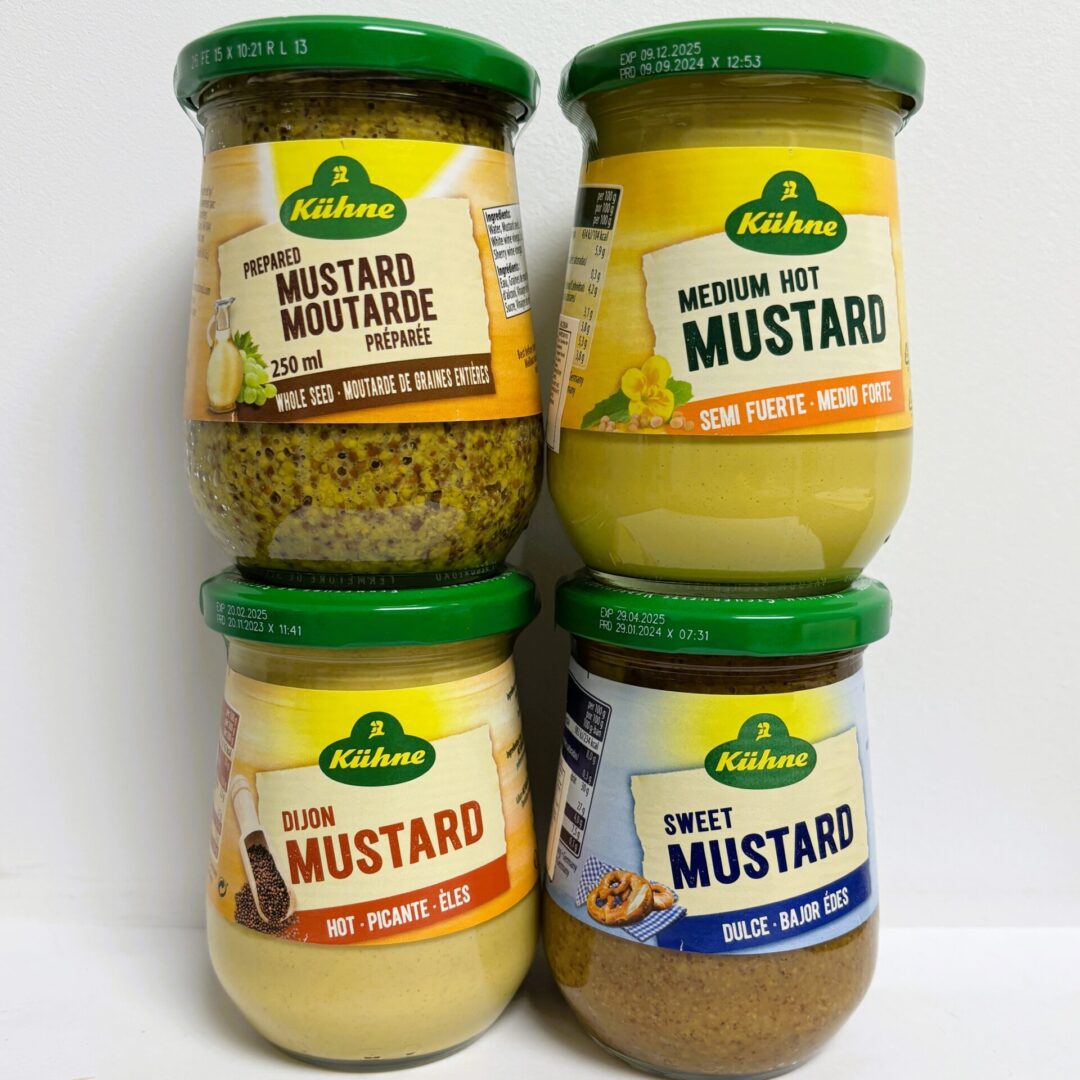 Kuhne – Mustard – 4 Varieties – 255g | Dutch Delicious Bakery